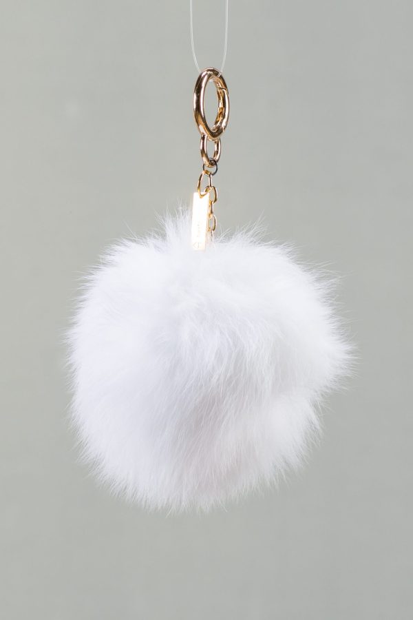 Fur Keychains - 100% Real Fur Pom Pom Keychains | Haute Acorn