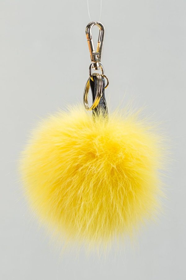 Fur Keychains - 100% Real Fur Pom Pom Keychains | Haute Acorn