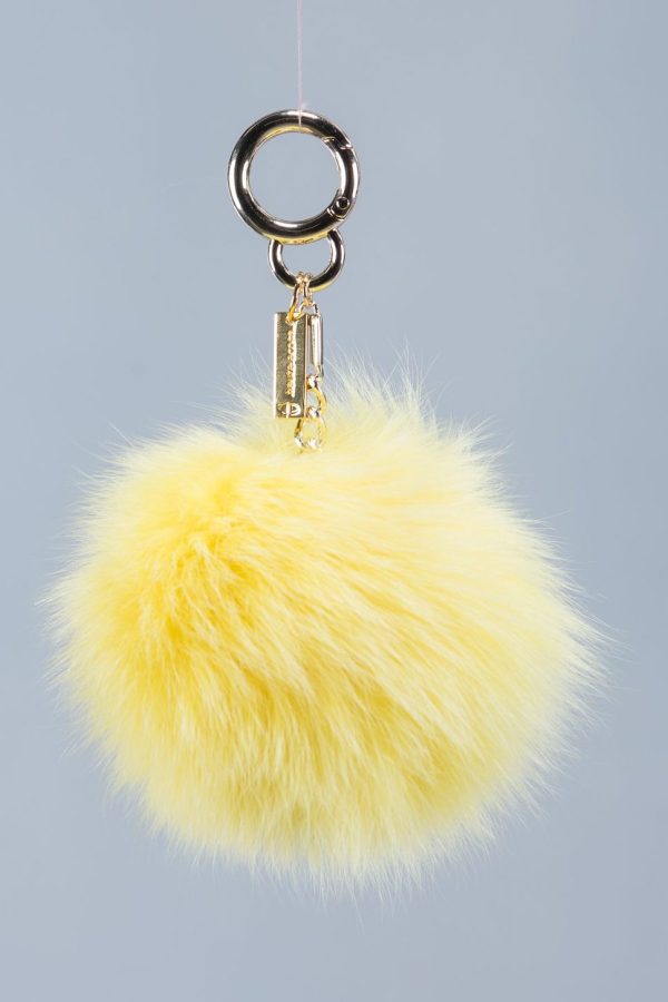 Fur Keychains - 100% Real Fur Pom Pom Keychains | Haute Acorn