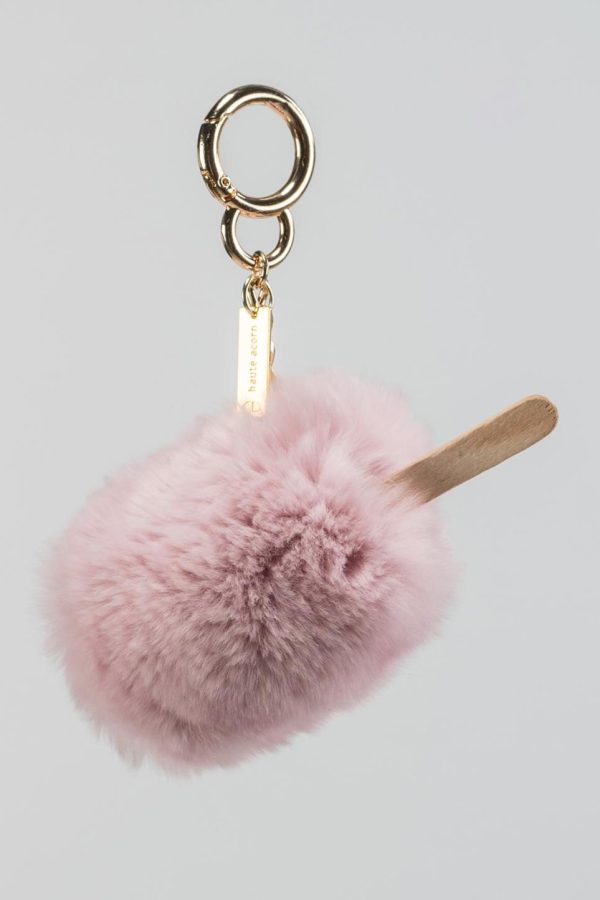 Fur Keychains - 100% Real Fur Pom Pom Keychains | Haute Acorn