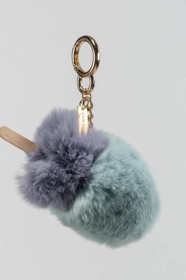 Fur Keychains - 100% Real Fur Pom Pom Keychains | Haute Acorn