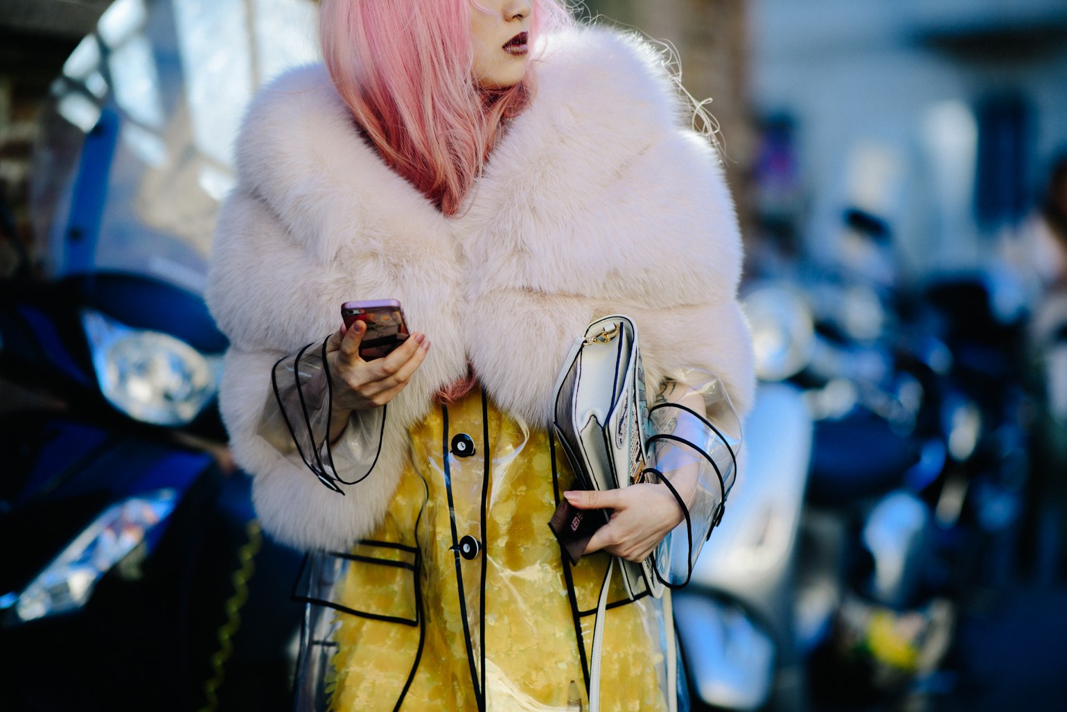 Fur Street Style : Best Of Fahion Week Spring 2018